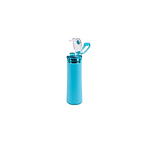 SimpleHH 23OZ Double Wall Vacuum Insulated Stainless Steel Leak Proof Sports Water Bottle With Locking Flip Top Lid And Carrying Handle (Teal, 23)