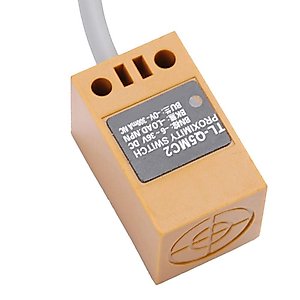 Maxmartt Tl-Q5Mc2 Inductive Switch,TL-Q5MC2 NPN Proximity Sensor Switch Inductive Sensor 3 Wire Normally Close Distance 5mm