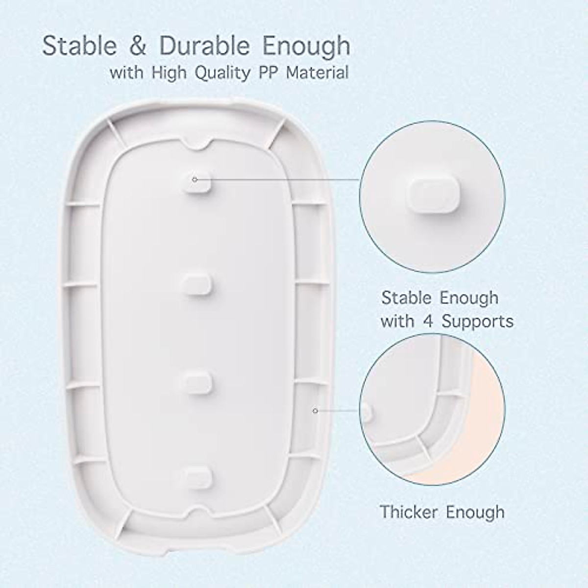 Baby Bottle Drying Rack, Space Saving Bottle Dryer Holder for Bottles, Nipples, Pump Parts, Cups