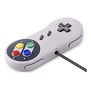 2-Pack Classic SNES Controller Replacement Gamepad for Original Super Nintendo Entertainment System Console
