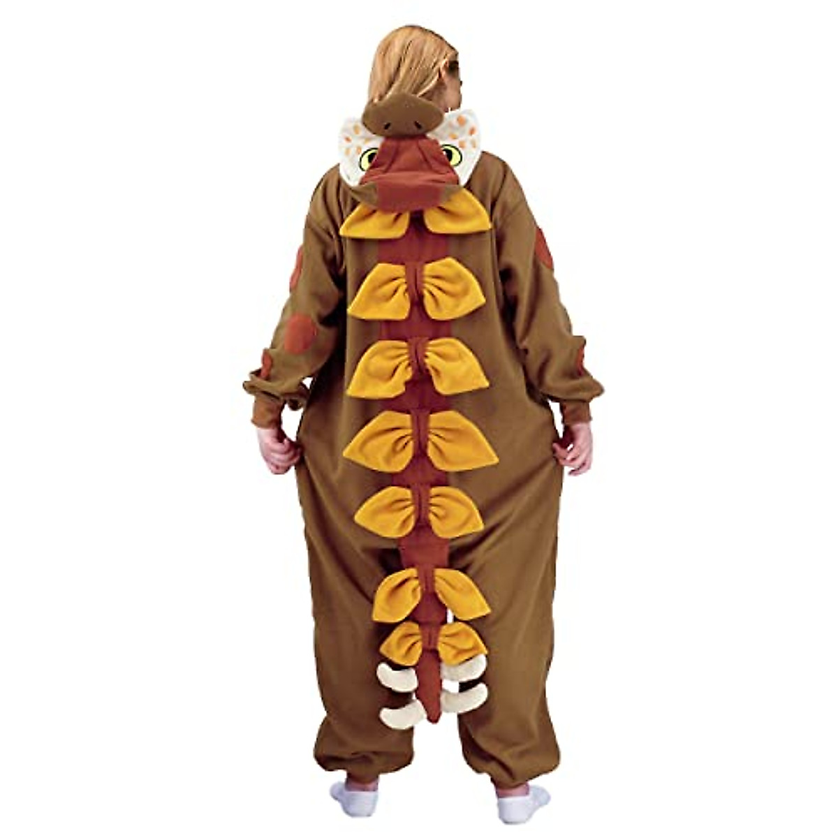 Adult Stegosaurus Onesie Pajamas Dinosaur Animal Cosplay Costume One Piece Jumpsuit Sleepwear for Women Men