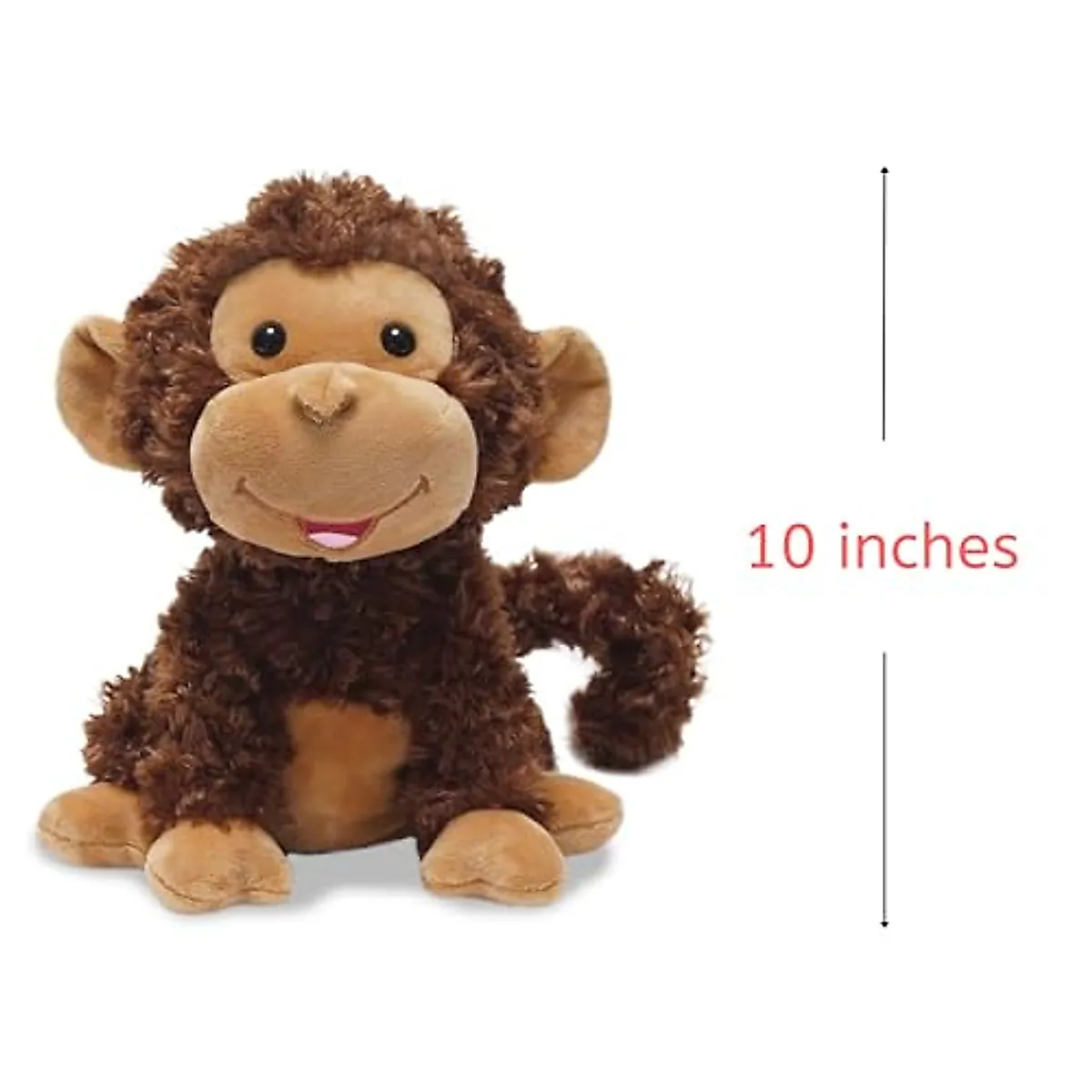 Cuddle Barn - Crackin' Up Coco | Super Soft Animated Twirling Moving Monkey Stuffed Animal Plush Toy | Spins Around Making Monkey Sounds, 10 Inches