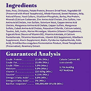 Halo Purely For Pets Halo Holistic Plant-Based Recipe with Kelp, Complete Digestive Health, Vegan Dry Dog Food Bag, Adult Formula, 3.5-lb Bag