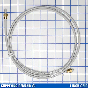 Supplying Demand WX08X10006 IMKR8 8 Feet PEX Refrigerator Water Supply Line with Fittings