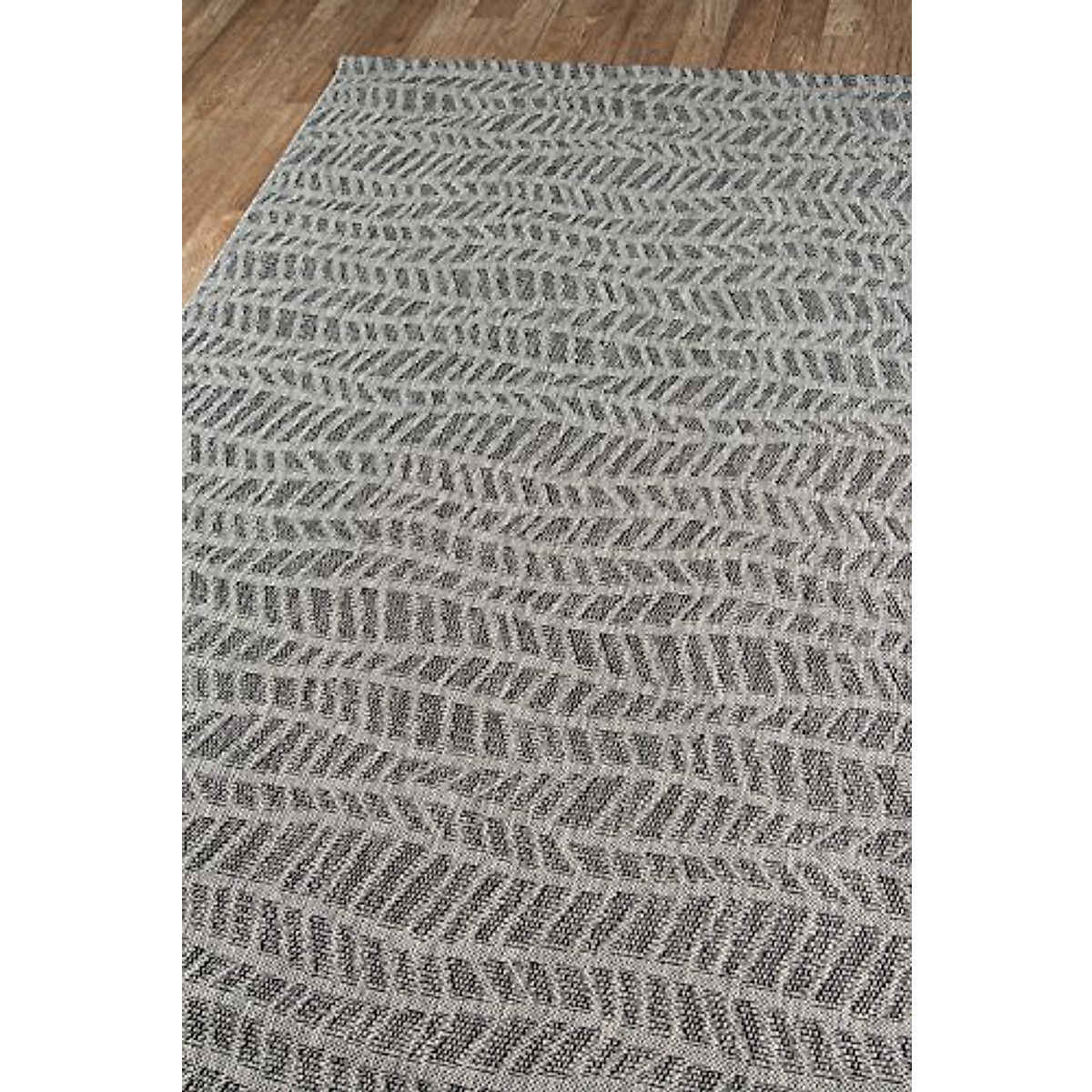 Novogratz by Momeni Villa Collection Emilia Indoor/Outdoor Area Rug, 2'0" x 3'0", Grey, Model:VILLAVI-05GRY2030