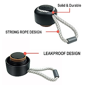 Xnego Vacuum Insulated Stainless Steel Water Bottle, Double Wall Thermos Keeps Drinks Hot for 12 Hours and Cold for 24, Reusable Metal Leak-Proof Sports Flask with Wide Mouth Lid, Set of 2