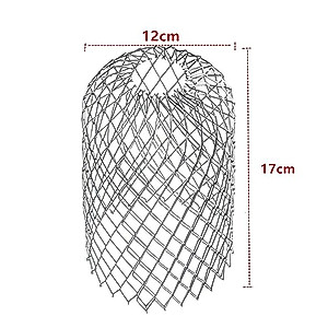 Gutter Downsport Guard Gutter Strainer, Expandable Downspout Guard, Mesh Leaf Guards for Prevent Blockage Leaves Debris Leaves Roof, L