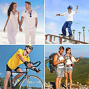 Lashahope Personal Fan,Portable Neck Fan Rechargeable,Hands-Free Bladeless Fan with Three-speed Change,360° Surround Airflow Personal Cooling Fan for Outdoor Sports Travel (Pink)