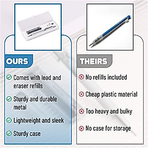 Mr. Pen- Mechanical Pencil 0.5, Metal Mechanical Pencil with Lead and Eraser, Drawing Mechanical pencil, Mechanical Pencil, 0.5 Mechanical Pencil, Lead Pencils Mechanical