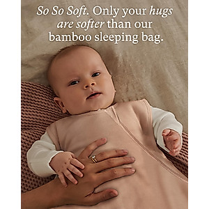 PurComfy Supersoft Sleep Sack 0.5 TOG, Premium Bamboo Viscose Baby Sleeping Bag, Lightweight Sleepsack 6-15 Months