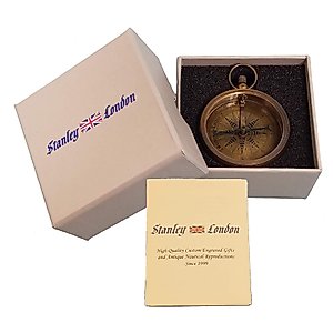 Engraved Compass for Son, Grandson | Personalized Baptism Gifts for Boys | Graduation Gift for Him (Design My Own)