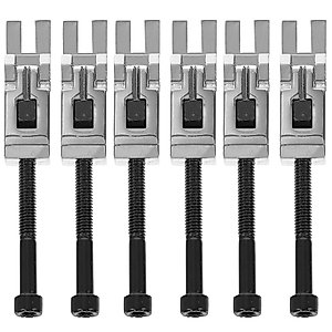 6 PCS/Set Double Locking Systyem Locked Saddles for Guitar Tremolo Bridge with Saddle Blocks