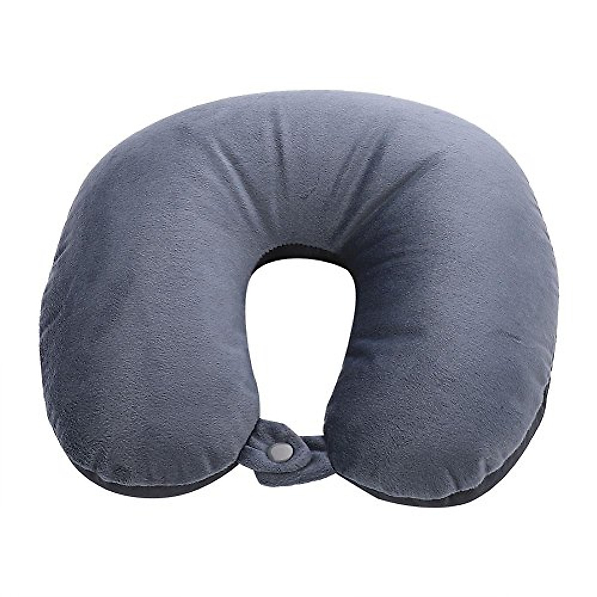 Jadpes UShaped Pillow, Soft Elastic UShaped Travel Pillow Neck Support Office Rest Cushion with Buckle for Outdoors Car Office Home Travel(Grey)