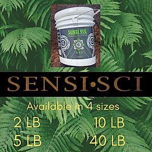 Sensi Veg Premium & Grow Fertilizer, Craft Organic Dry Fertilizer/Soil Amend/Enhance Growth/Achieve Optimal Plant Vigor,Vegetative Growth/Root Structure/NPK Garden Nutrient/All Plants