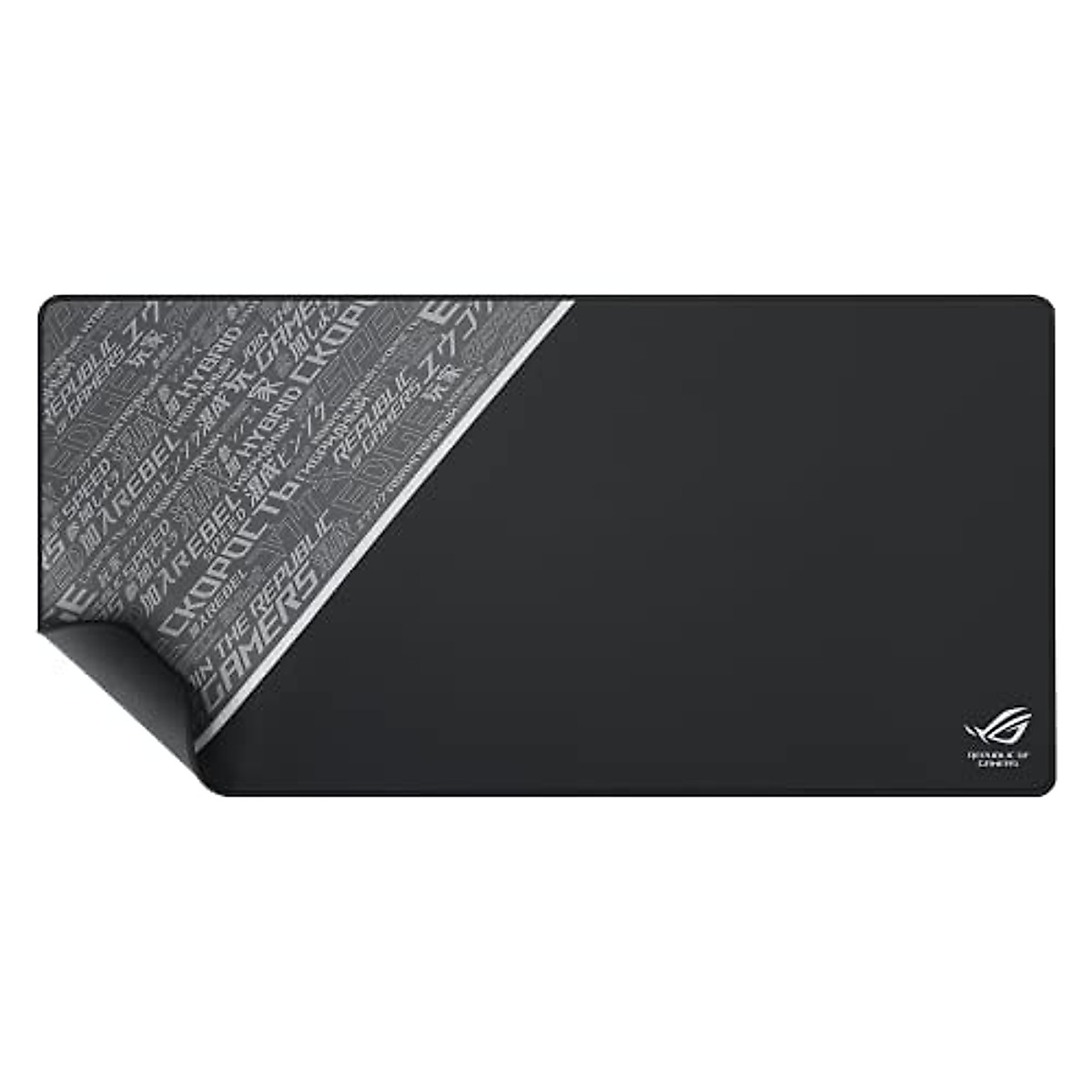 ASUS ROG Sheath Black Mouse Pad | Extra-Large Gaming Surface Mouse Pad | Pixel Precise Tracking | Anti-Fray Stitched Edges and Non-Slip Rubber Base (35.4 x 17.3 inches)