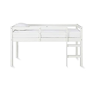 Dorel Living Milton Junior Twin Loft Bed, White