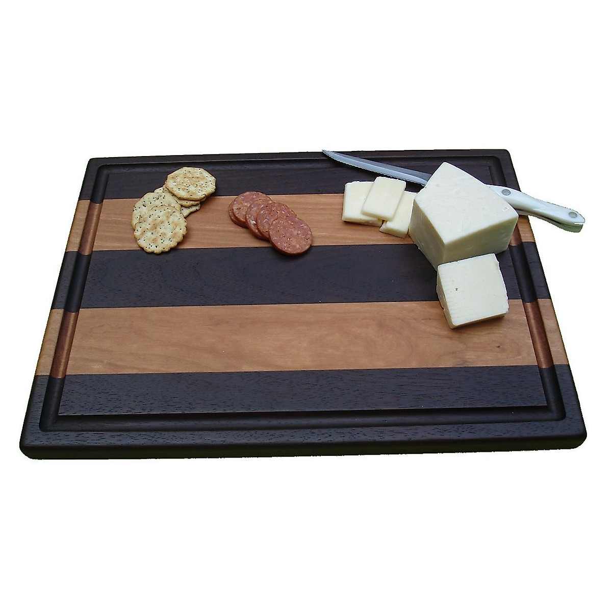 Farmhouse Collection Large Cutting Board - Walnut & Cherry