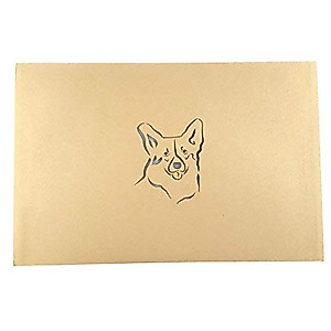 iGifts And Cards Mama Corgis N Puppies 3D Pop Up Greeting Card - Cute, Canine, Pet, Dog, Doggies, Half-Fold, Happy Birthday, Just Because, Thinking of You, Baby Shower, Retirement, Friendship, Fun