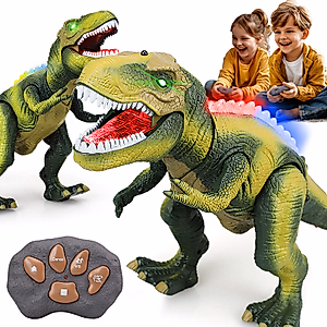 STEAM Life Dinosaur Toys for Kids 3-5,Remote Control Dinosaur Toys for Kids 8-12,Trex Toys for 4 Year Old Boys, T Rex Dinosaur Toys for Kids 5-7, Toy Dinosaurs for Boys, Toddler Dinosaur Gifts