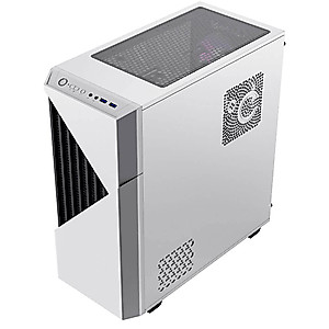 GAMEMAX Contac COC WB White / Black Steel / Tempered Glass ATX Mid Tower Computer Case