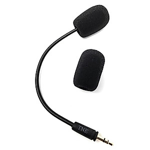 TNE for Turtle Beach 50x Recon Mic Replacement 3.5mm Game Microphone Boom for Ear Force XO Three XO Four Stealth Recon 150 50 50P 60P Camo Xbox One PS4 Gaming Headsets Premium with Lock
