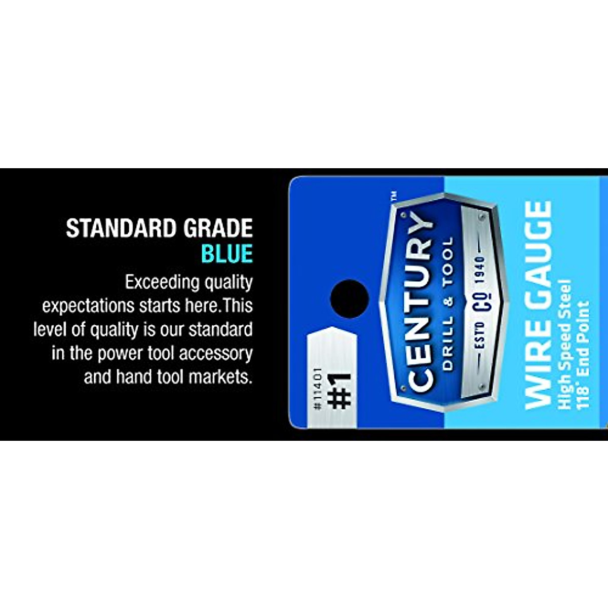 Century Drill & Tool 11429 Wire Gauge Drill Bit, No. 29