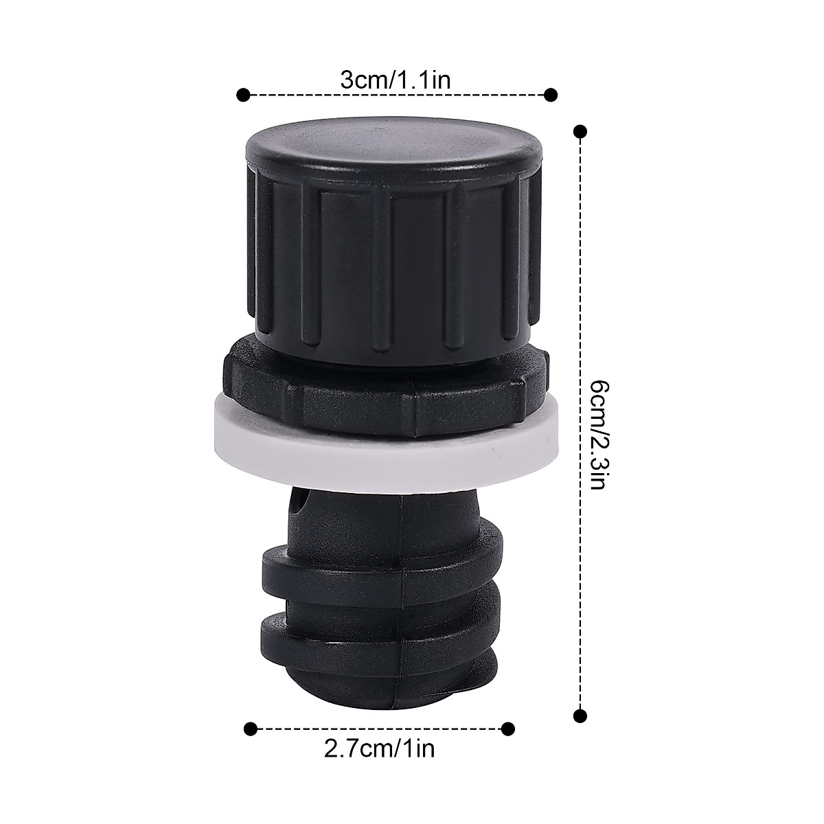 Cooler Drain Plug, Drain Plug Hose Connection Replacement Cooler Drain Plug Compatible with Yeti's Line of Roadie, Tundra, Roadie Cooler and Tank Coolers