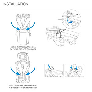 PGYTECH Propeller Fix Paddle Blade Holder Protect Paddle Clip for DJI Mavic 2 Pro/Mavic 2 Zoom Drone Accessories