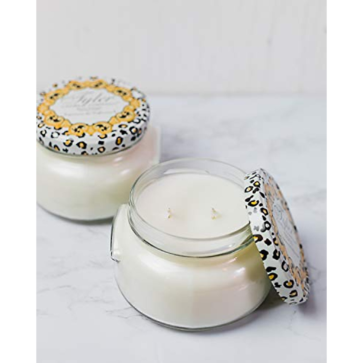 Tyler Candle Diva 2-Pack | 22 oz. Glass Jar Scented Candles | Bougie Parfumee Double-Wick Candles for The Home | Home Fragrance Gift Set Made in USA