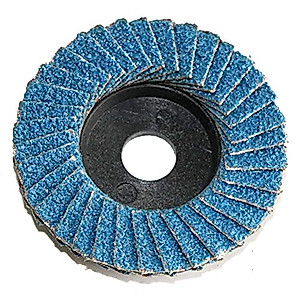 FPPO 2" 10PCS Grinding Wheel Flap Discs for 2-inch Mini Air Angle Grinder, for Metal Wood and Plastic polishing 80 Grit