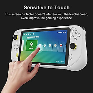KUSTOMAZING Screen Protector for Logitech G Cloud Gaming Handheld Console - Ultra HD Tempered Glass/Precise Control/Anti-Scratch/Anti-Fingerprint/Easy Installation with Kit - 2 Packs