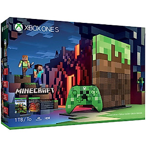 Xbox One S 1TB Limited Edition Console - Minecraft Bundle [Discontinued]