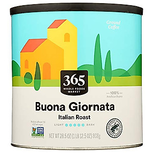 365 by Whole Foods Market, Coffee Buona Giornata Italian Roast, 28.5 Ounce