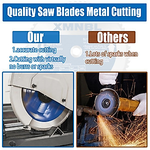 14 Inch Metal Cutting Saw Blade,Replacement for Evolution 14 Inch Metal Saw Blade for Evolution S355MCS S355CPS S355CPSL S380CPS Metal Cutting Saw,14 Inch x 66 Teeth,1 Inch Center Shaft