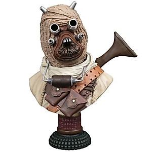 Diamond Select Toys Star Wars A New Hope: Tusken Raider Legends in 3-Dimensions 1:2 Scale Bust, Multicolor, 10 inches