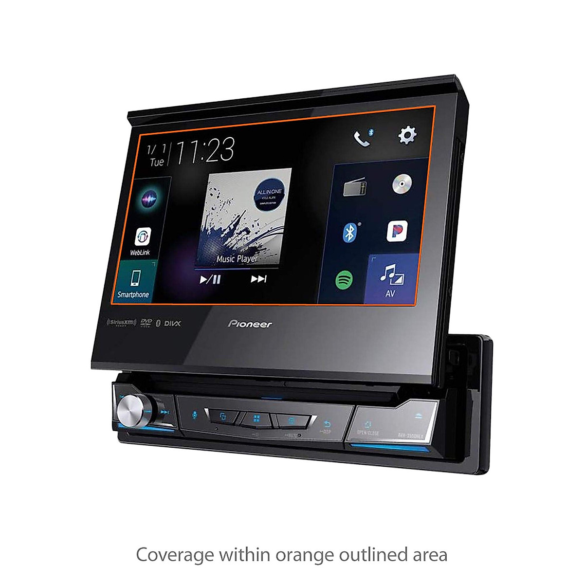 BoxWave Screen Protector Compatible with Pioneer AVH-3500NEX - ClearTouch Anti-Glare (2-Pack), Anti-Fingerprint Matte Film Skin for Pioneer AVH-3500NEX