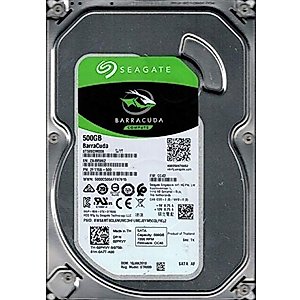 Seagate Barracuda ST500DM009 500 GB Hard Drive - SATA (SATA/600) - 3.5" Drive - Internal - 7200rpm - 32 MB Buffer-RoHS Compliance (Renewed)