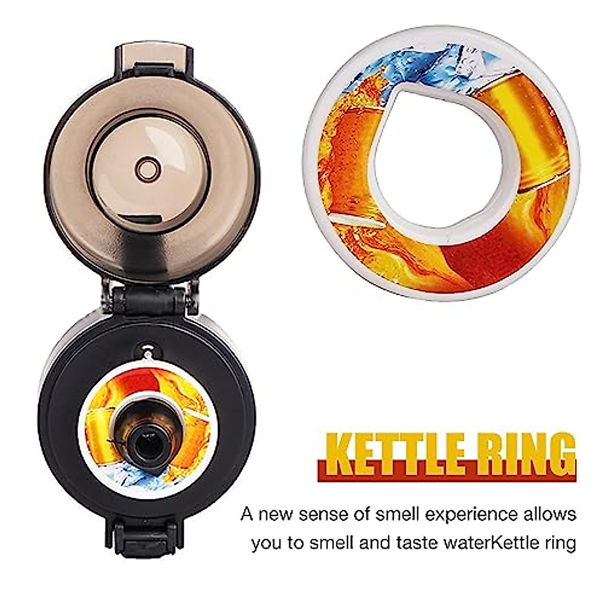 hixswnu 7 Pcs Air Up Flavour Pods Pack, Air Up Water Bottle Flavour Pods Pack, Air Up Flavored Fruit Taste Pods, 0 Sugar, 0 Calorie, for Daily Excercise Promote Drink Water,7pcs