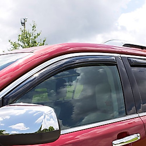 Auto Ventshade [AVS] In-Channel Ventvisor / Rain Guards | Smoke Color, 4 pc | 194415 | Fits 2007 - 2014 Cadillac Escalade
