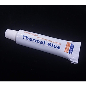 Easycargo Thermal Glue, High Performance Silicone Thermal Conductive Adhesive Glue, Cooler Epoxy Compound for Heatsink GPU VRM VRAM LED IC Chips MOSFET BJT Transistor 3D Printer PCB Tec1-12706