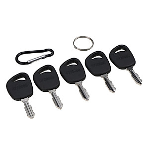 Solarhome 5PCS GY20680 Ignition Keys Equipment Key for John Deere Tractor Stens 430-694 Toro 112-0312 MTD 925-1745 AYP 140403 Toro 112-1615 Kohler 48 340 01-S Sears 140403 Murray 327350MA