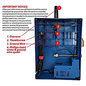Hercules Hot Wire Foam Cutter Table with Foot Control Pedal – Tabletop Hotwire Cutter for Cutting, Forming and Sculpting Styrofoam and Other Foam Materials (Corded 110V AC)