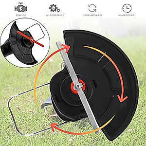 3.7V Cordless Grass Strimmer Sets with Telescopic Rod, Cordless String Trimmer Edger Lawn Tool Battery Powered 1200mAh, Lightweight Grass Trimmer Weed Eater Brush Cutter for Garden Yard