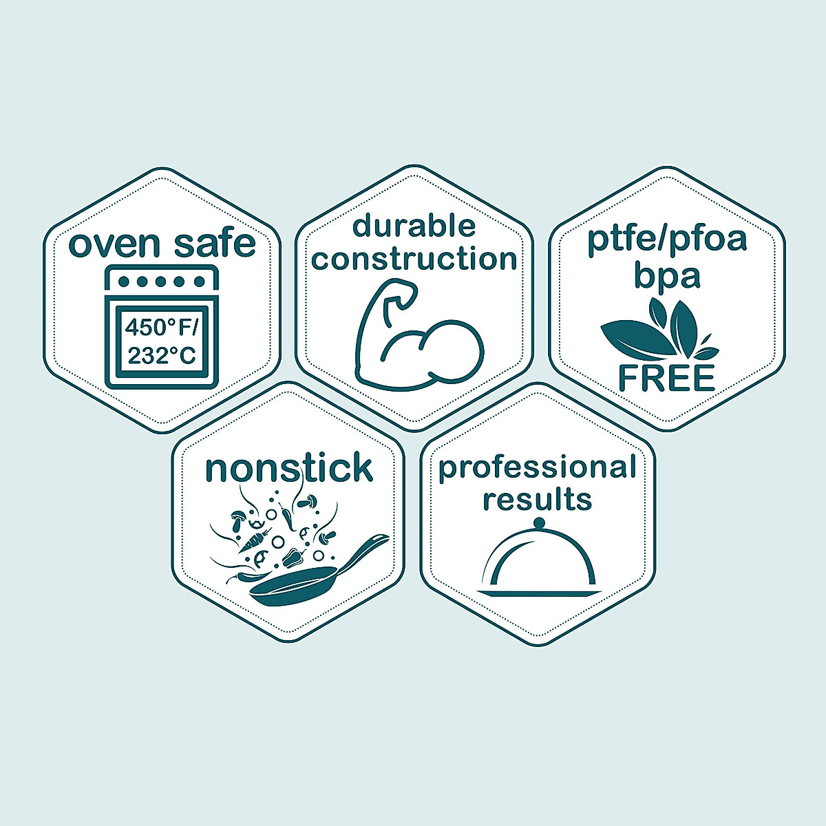 Chicago Metallic Non-Stick Toaster Oven Bakeware Set, 4-Piece, Carbon Steel