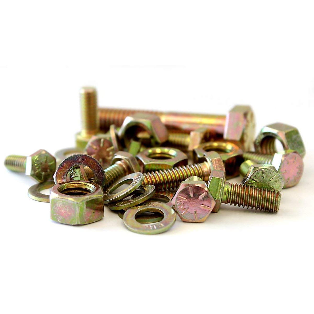 5170 Piece Grade 8 SAE Fine Thread Bolt Assortment Hex Head Cap Screws, Flat and Lock Washers, Hex and Lock Nuts