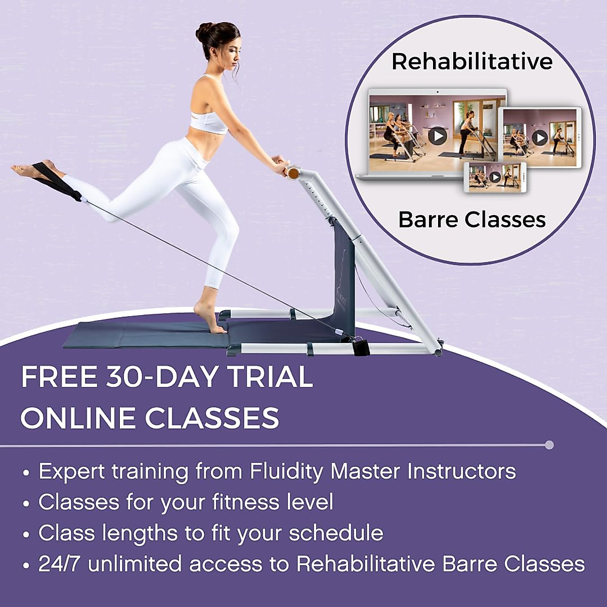 The Original Fluidity Barre System with 30-day free Fluidity Barre Online Classes