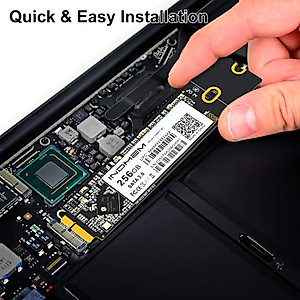 INDMEM SATA SSD 256GB 3D TLC Flash Drive Disk Replacement for MacBook Air Mid 2012 A1465 (EMC 2558), A1466 (EMC 2559)