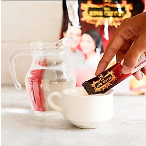 King Coffee Premium Instant Coffee - 3 in 1 Vietnamese Coffee Blend w/Creamer & Sugar - 88 Single Serve Instant Coffee Packets (1 Bag - 88 Sticks)