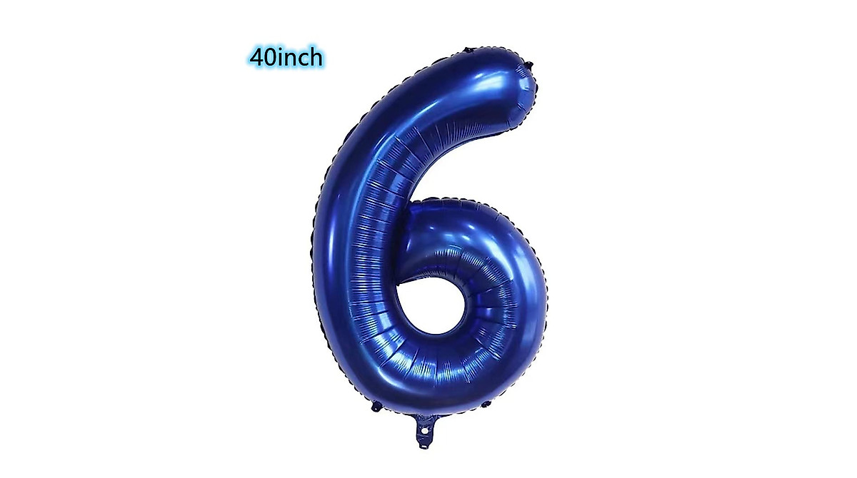 40" Navy Blue Number 16 Balloon - Perfect for Birthday Parties