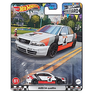 Hot Wheels HKF30 Alloy Steel Boulevard - Audi S4 Quattro [3 Years Old and Up]